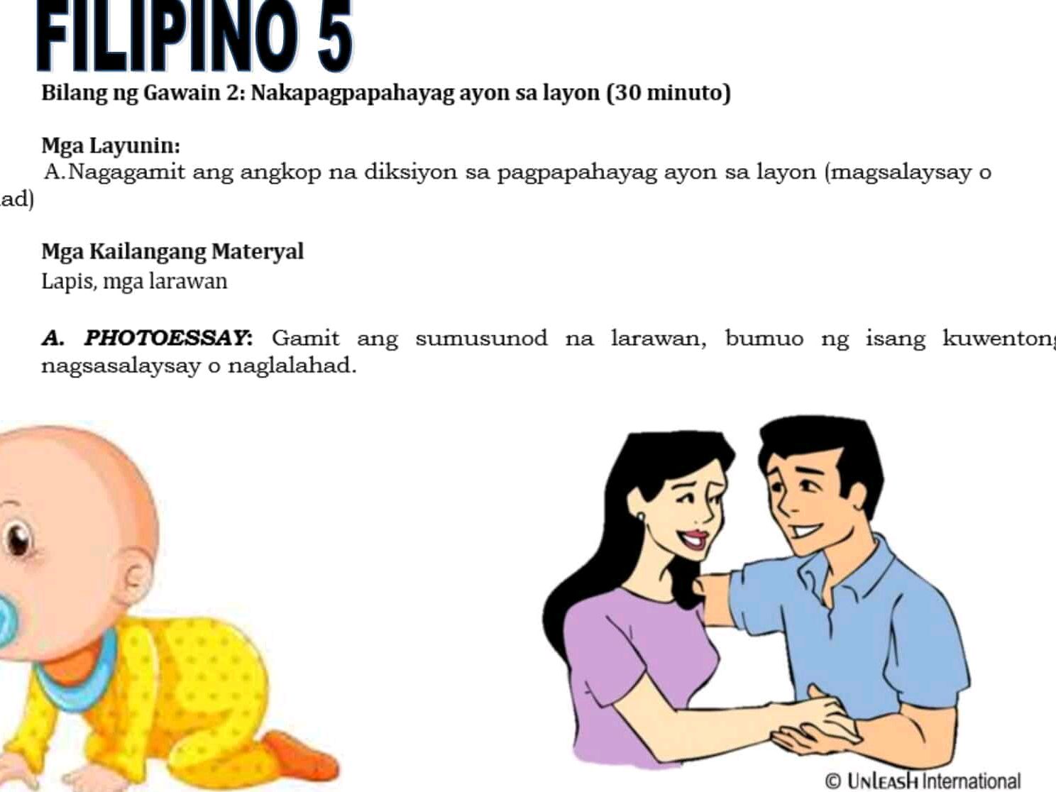 Bilang ng Gawain 2: Nakapagpapahayag ayon sa | StudyX