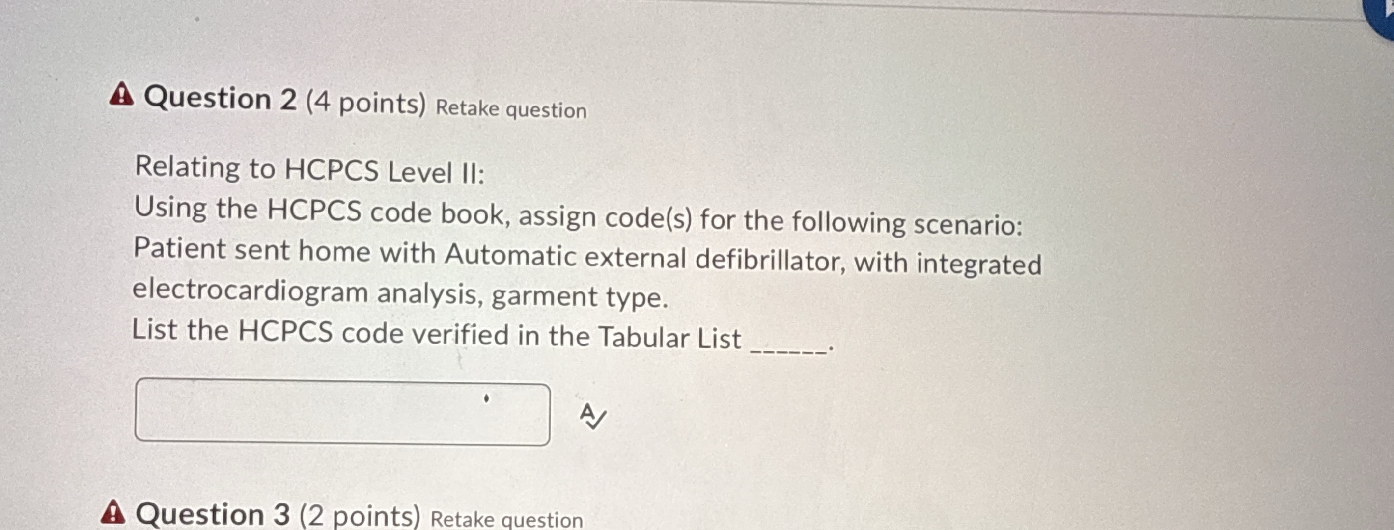 Relating to HCPCS Level II: Using the HCPCS | StudyX