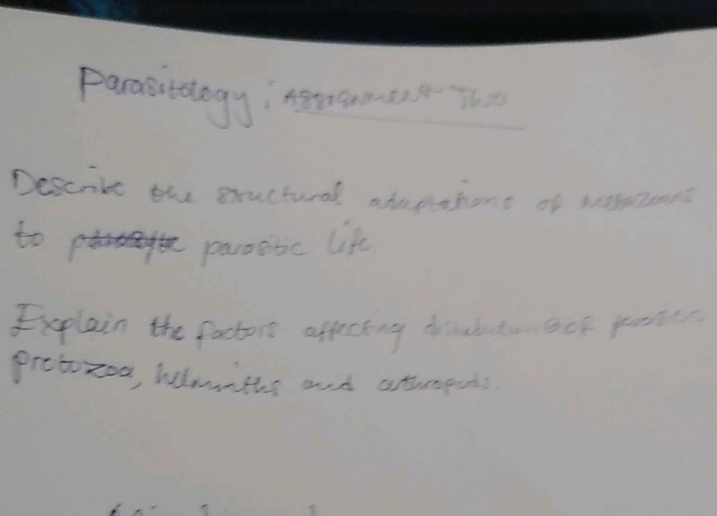 Describe the structural adaptations of | StudyX