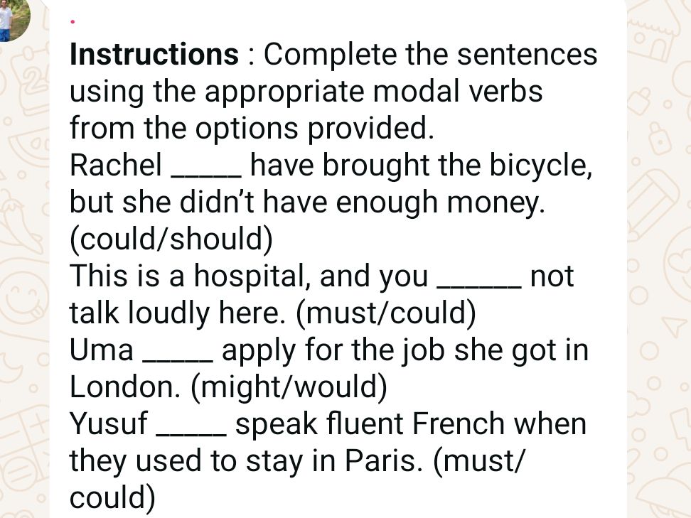 Instructions: Complete the sentences using | StudyX