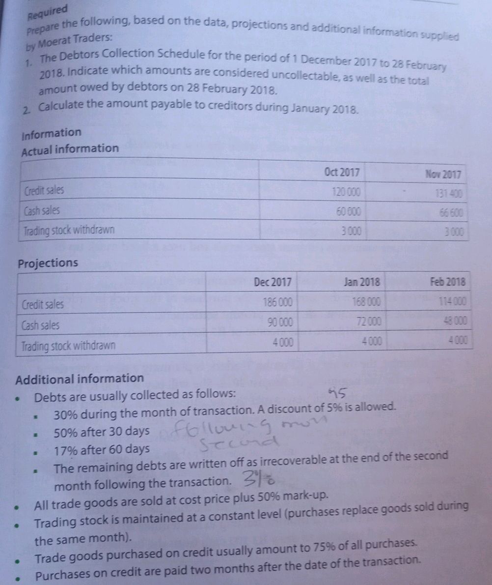 Prepare the following, based on the data, | StudyX