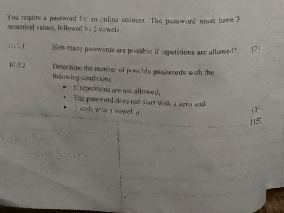 You require a password for an online | StudyX