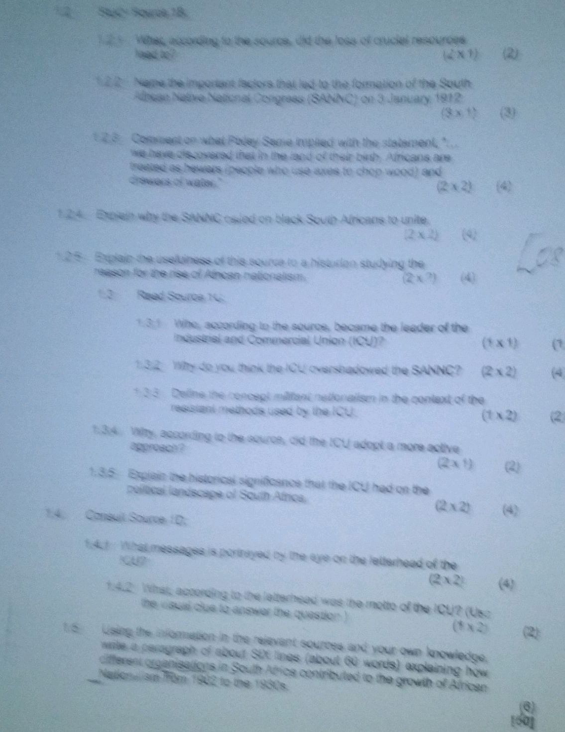 1. 2. What, according to the source, did | StudyX