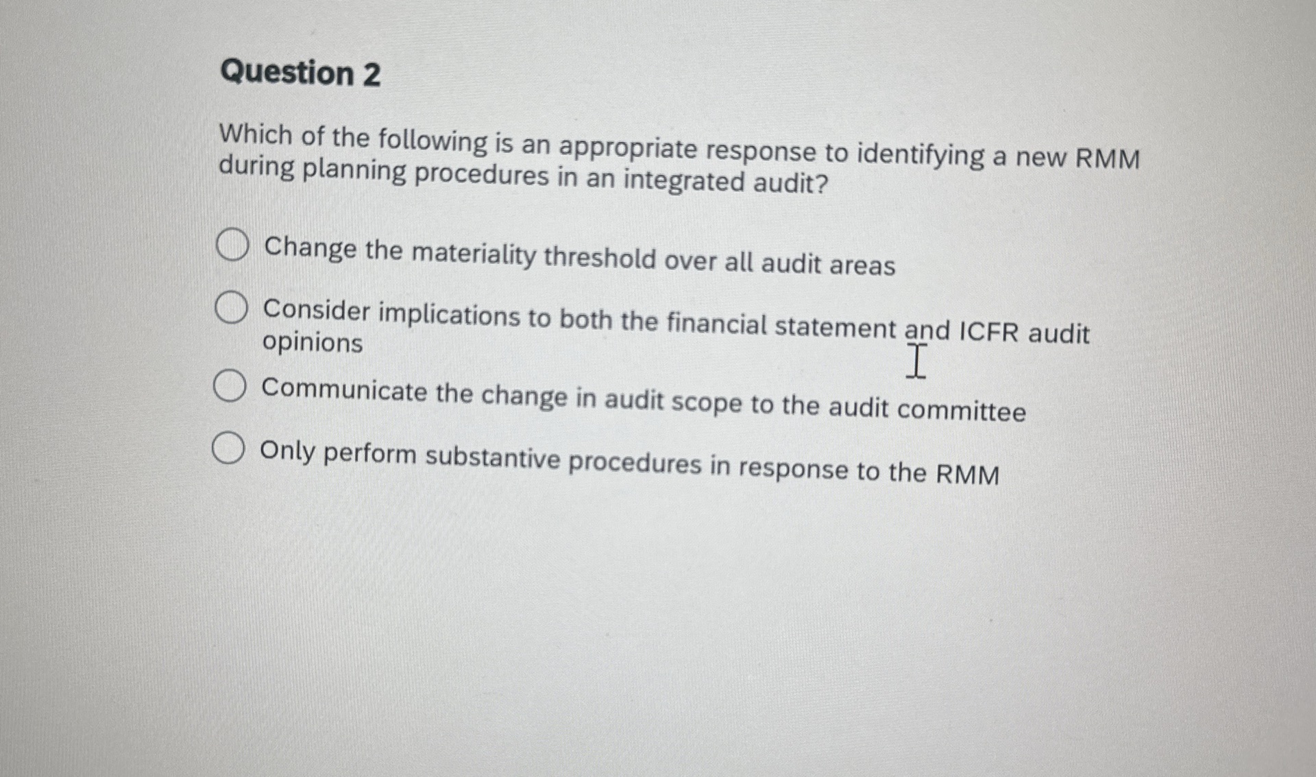 Question 2 Which of the following is an | StudyX