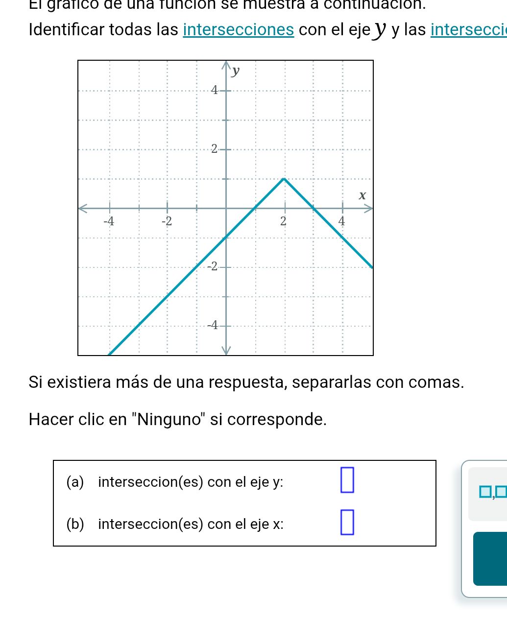 Identificar todas las intersecciones con el | StudyX