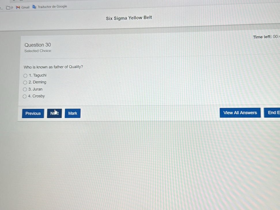 Who is known as father of Quality? 1. | StudyX