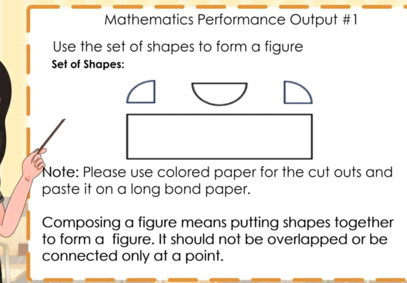Use the set of shapes to form a figure Set | StudyX