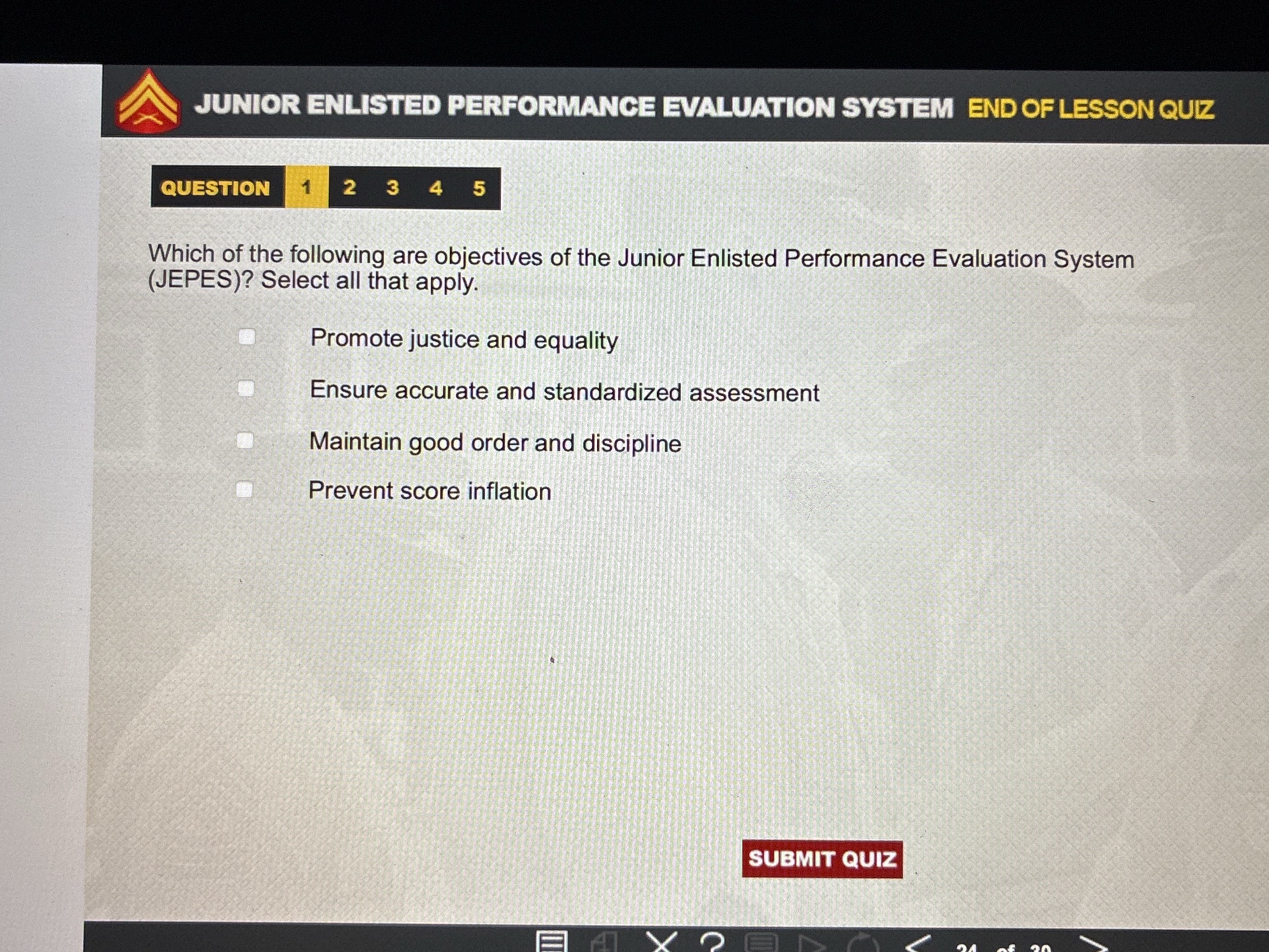 Which of the following are objectives of the | StudyX