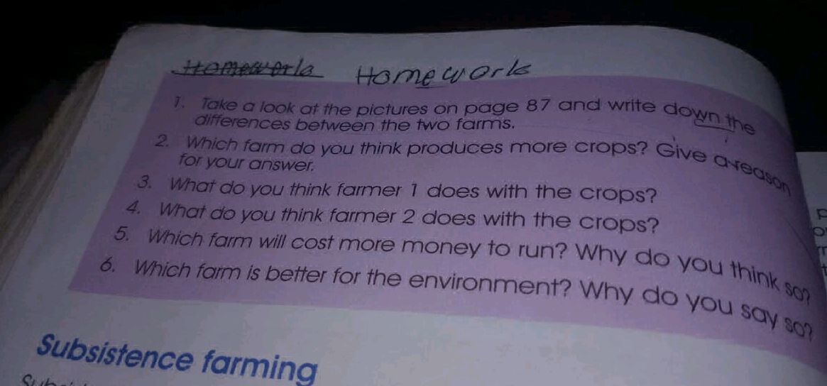 1. Take a look at the pictures on page 87 | StudyX