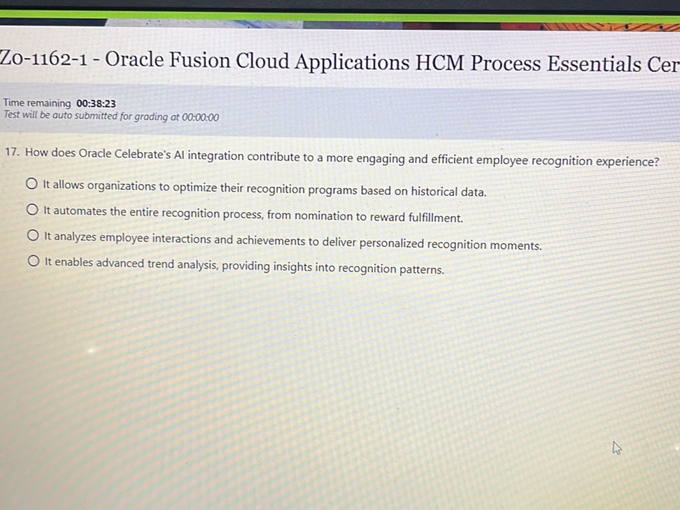 How does Oracle Celebrate's Al integration