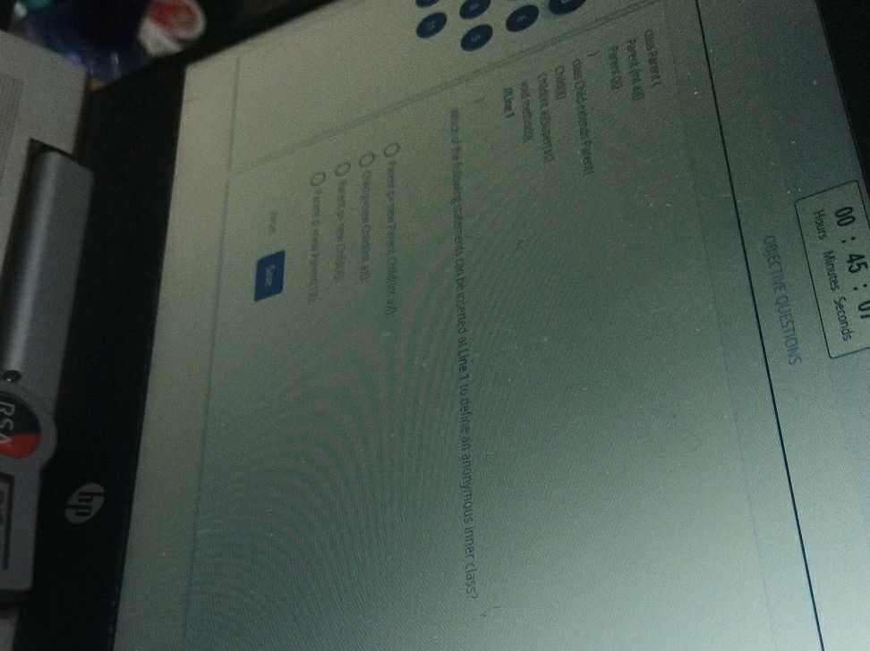 class Parent Parent (int a) Parent() | StudyX