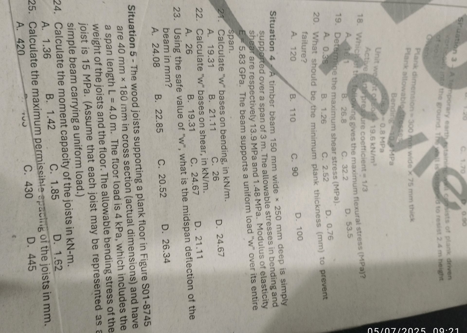 18. Which of the following gives the maximum | StudyX