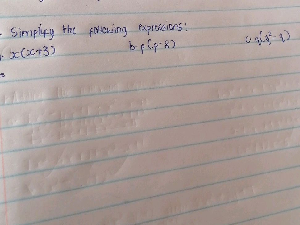 Simplify the following expressions: a. | StudyX