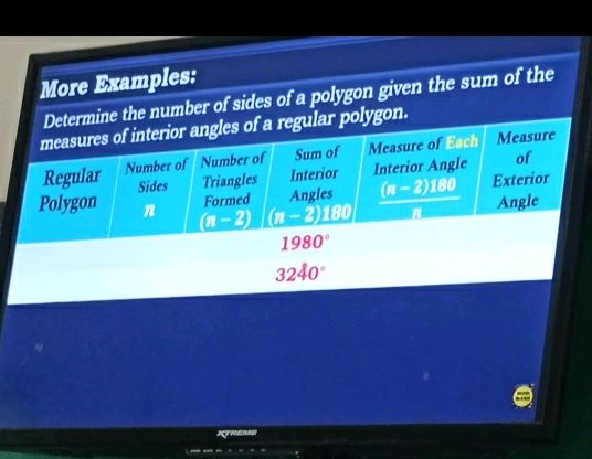 Determine the number of sides of a polygon | StudyX
