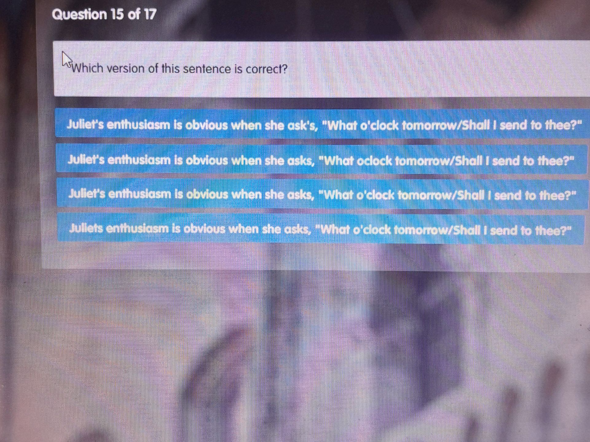 Which version of this sentence is correct? | StudyX