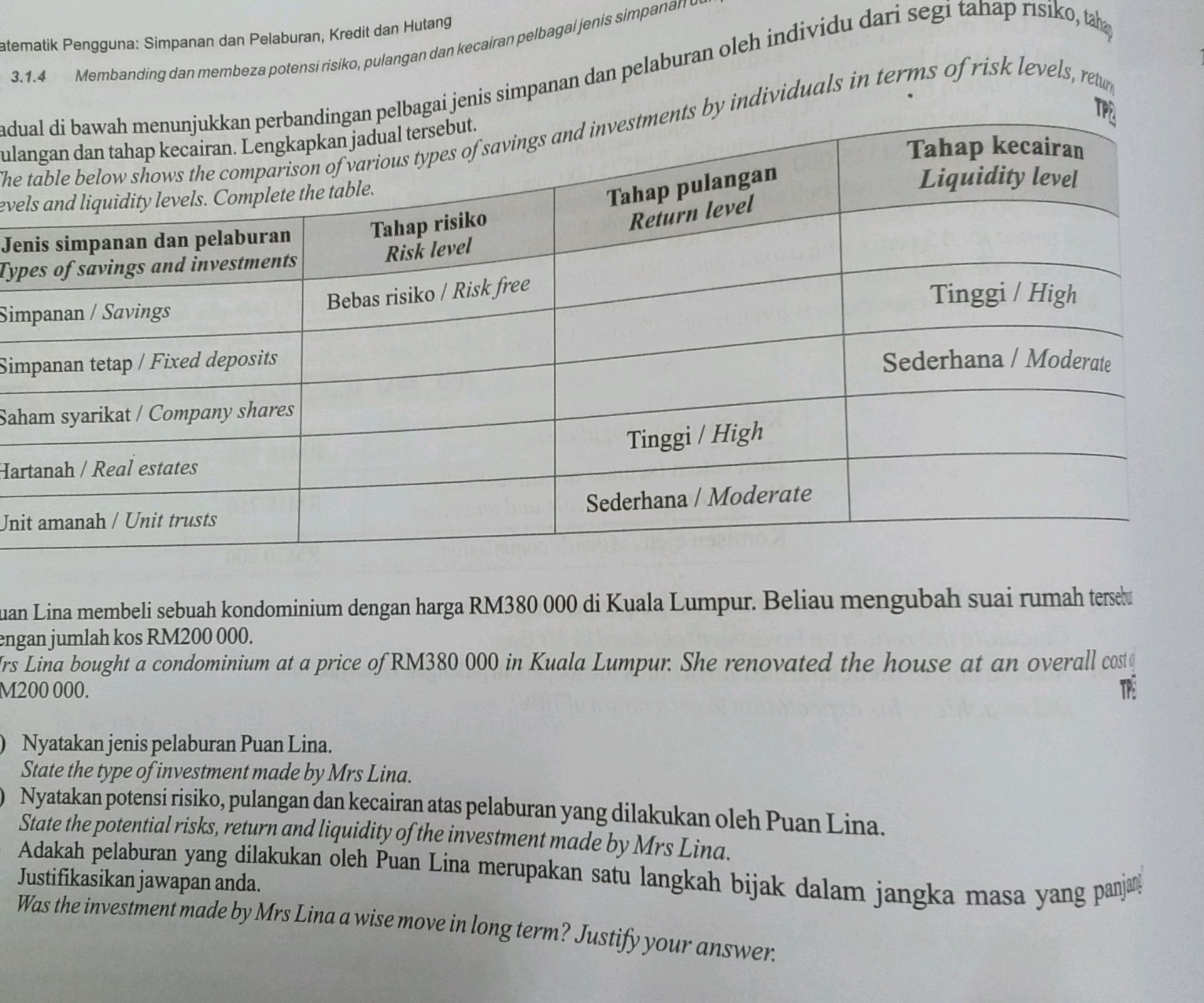 The table below shows the comparison of | StudyX