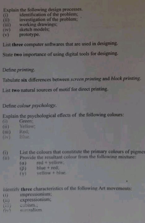 Explain the following design processes. (i)