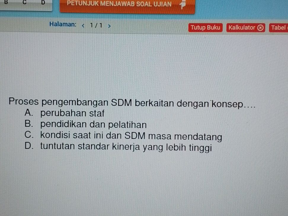 Proses pengembangan SDM berkaitan dengan | StudyX