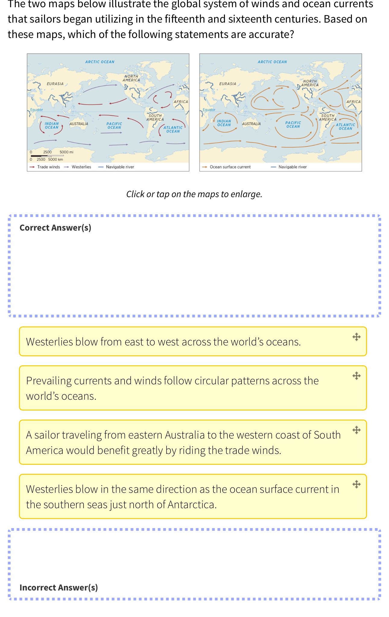 The two maps below illustrate the global | StudyX
