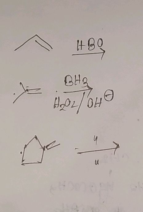 HBo]}$ ${->[BH3] H2O2/OH-}$ | StudyX