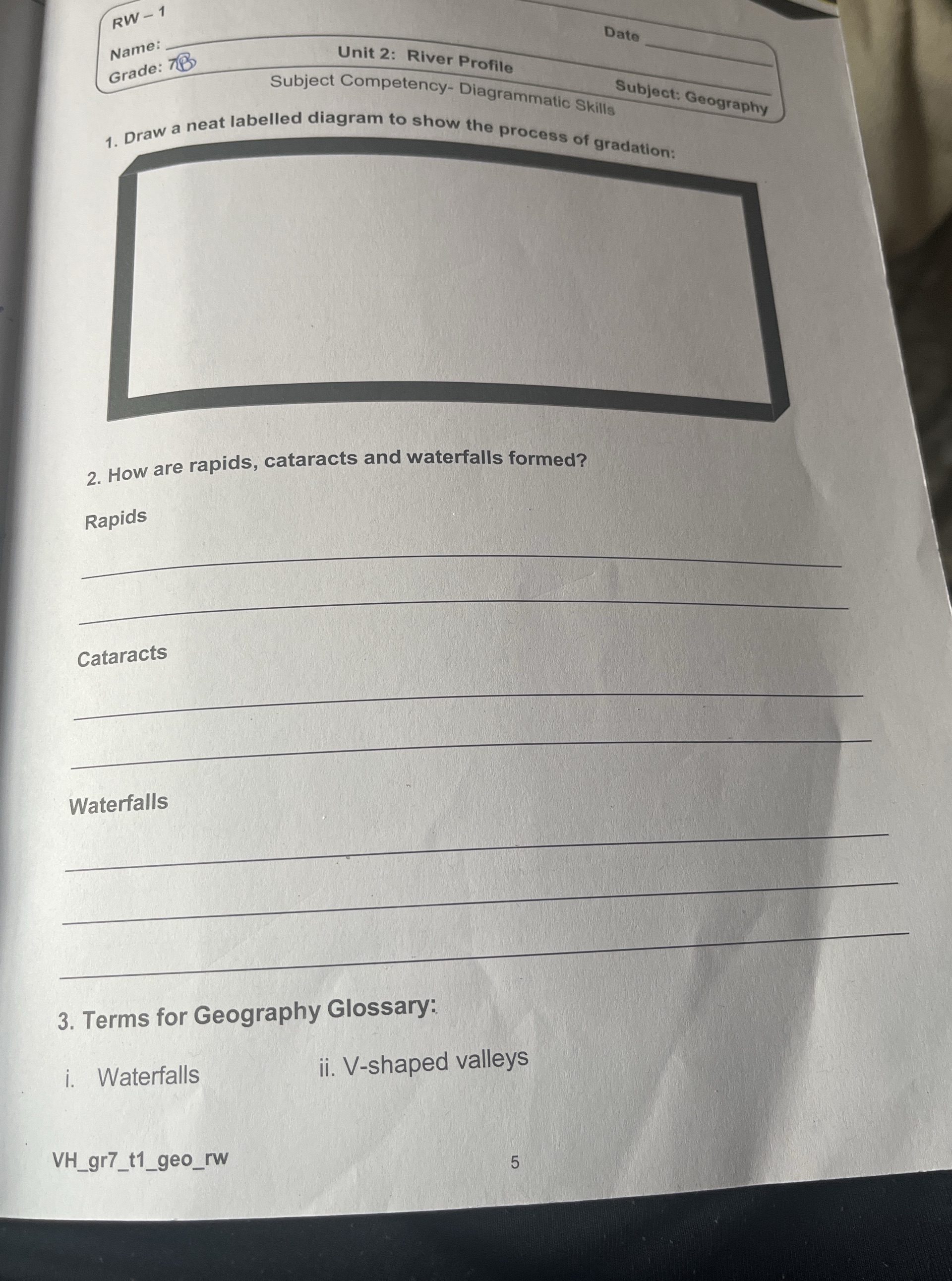 1. Draw a neat labelled diagram to show the | StudyX