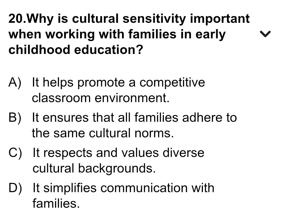 20. Why is cultural sensitivity important | StudyX