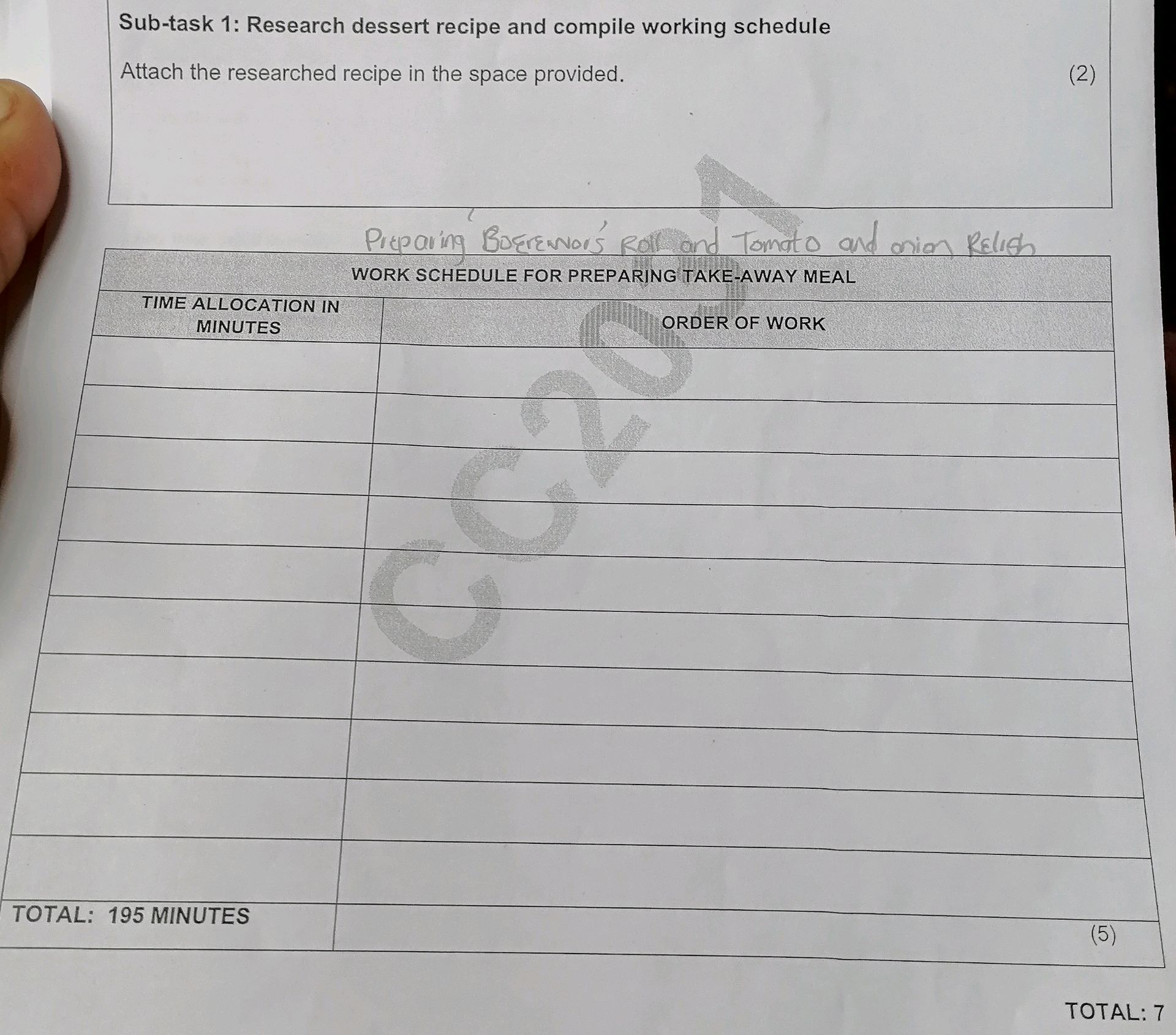 Sub-task 1: Research dessert recipe and | StudyX