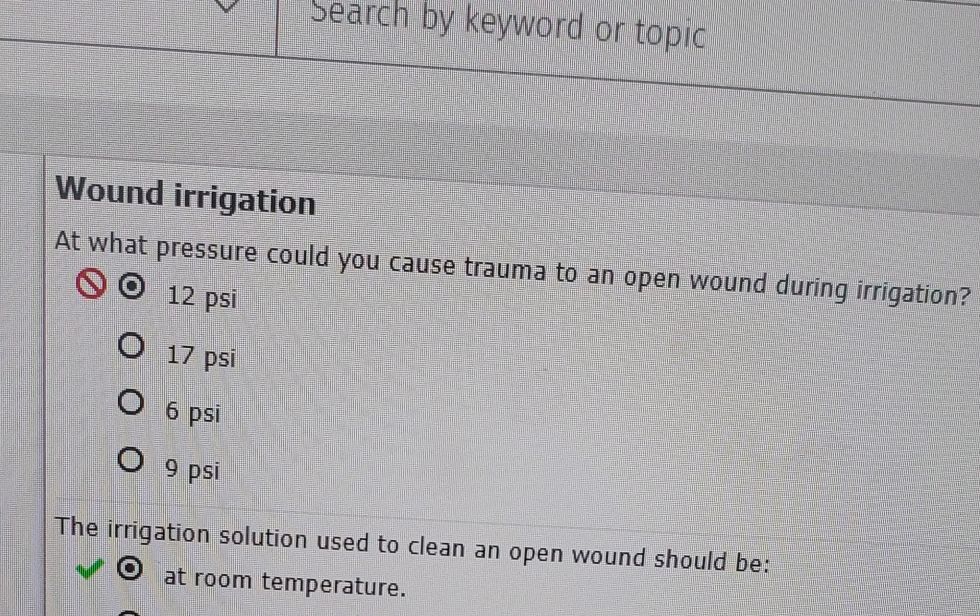 At what pressure could you cause trauma to | StudyX