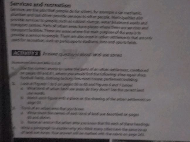 ACTIVITY 2 Answer questions about land use | StudyX