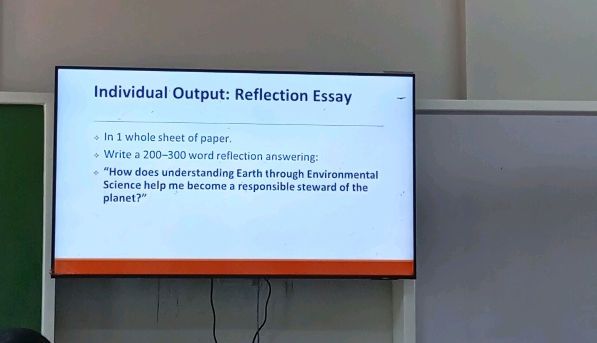In 1 whole sheet of paper. Write a 200-300 | StudyX
