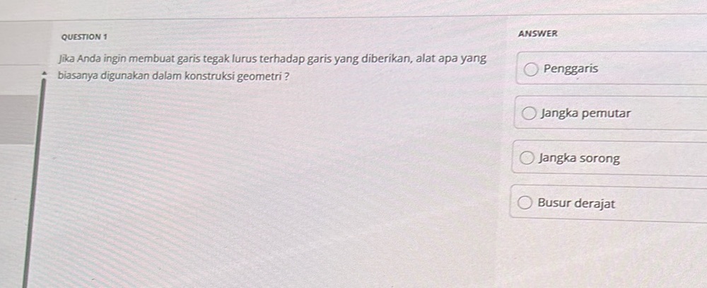 Jika Anda ingin membuat garis tegak lurus | StudyX