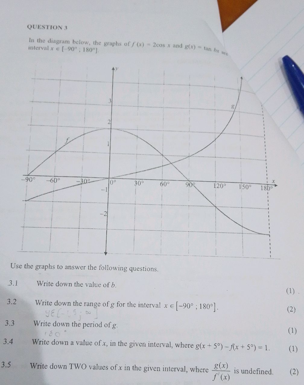 In the diagram below, the graphs of $f(x) = | StudyX