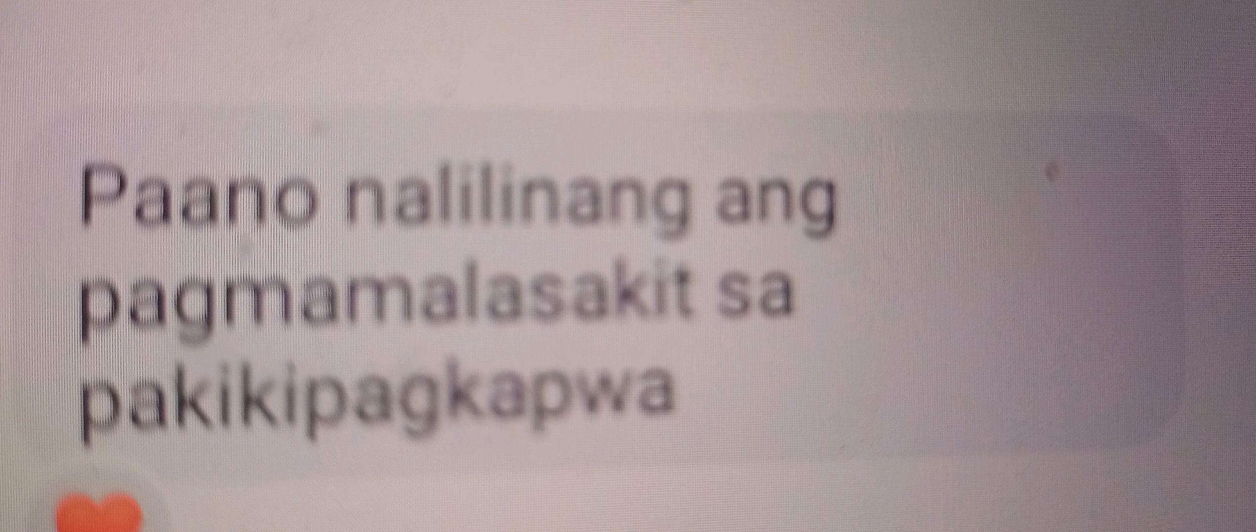 Paano nalilinang ang pagmamalasakit sa
