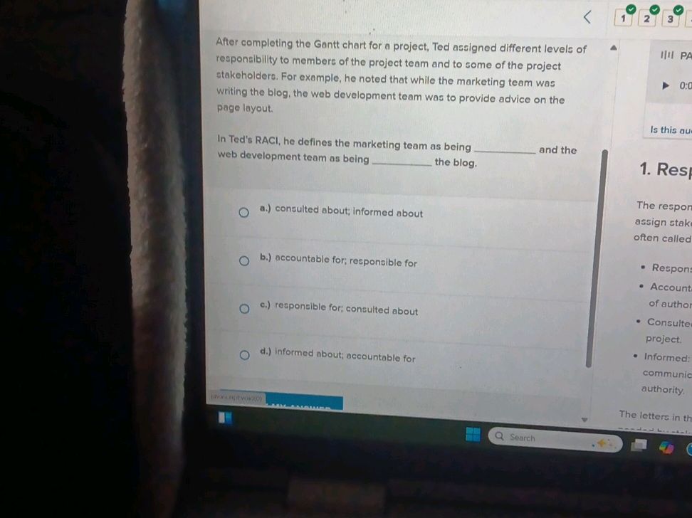 After completing the Gantt chart for a | StudyX