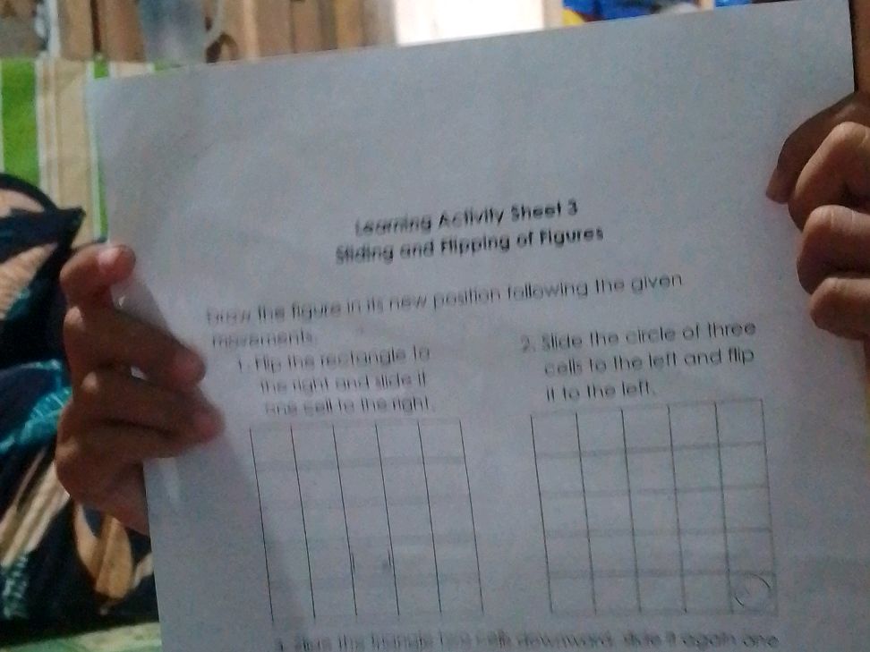 Learning Activity Sheet 3 Sliding and | StudyX
