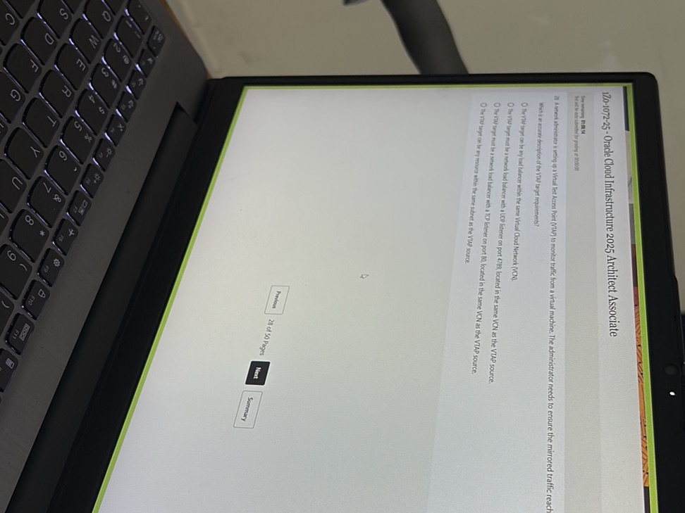 A network administrator is setting up a