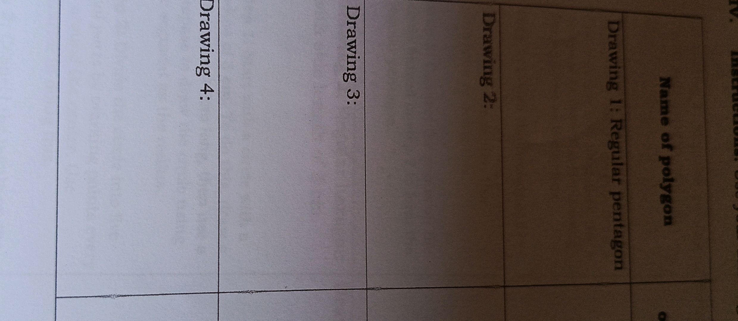 Name of polygon Drawing 1: Regular pentagon | StudyX