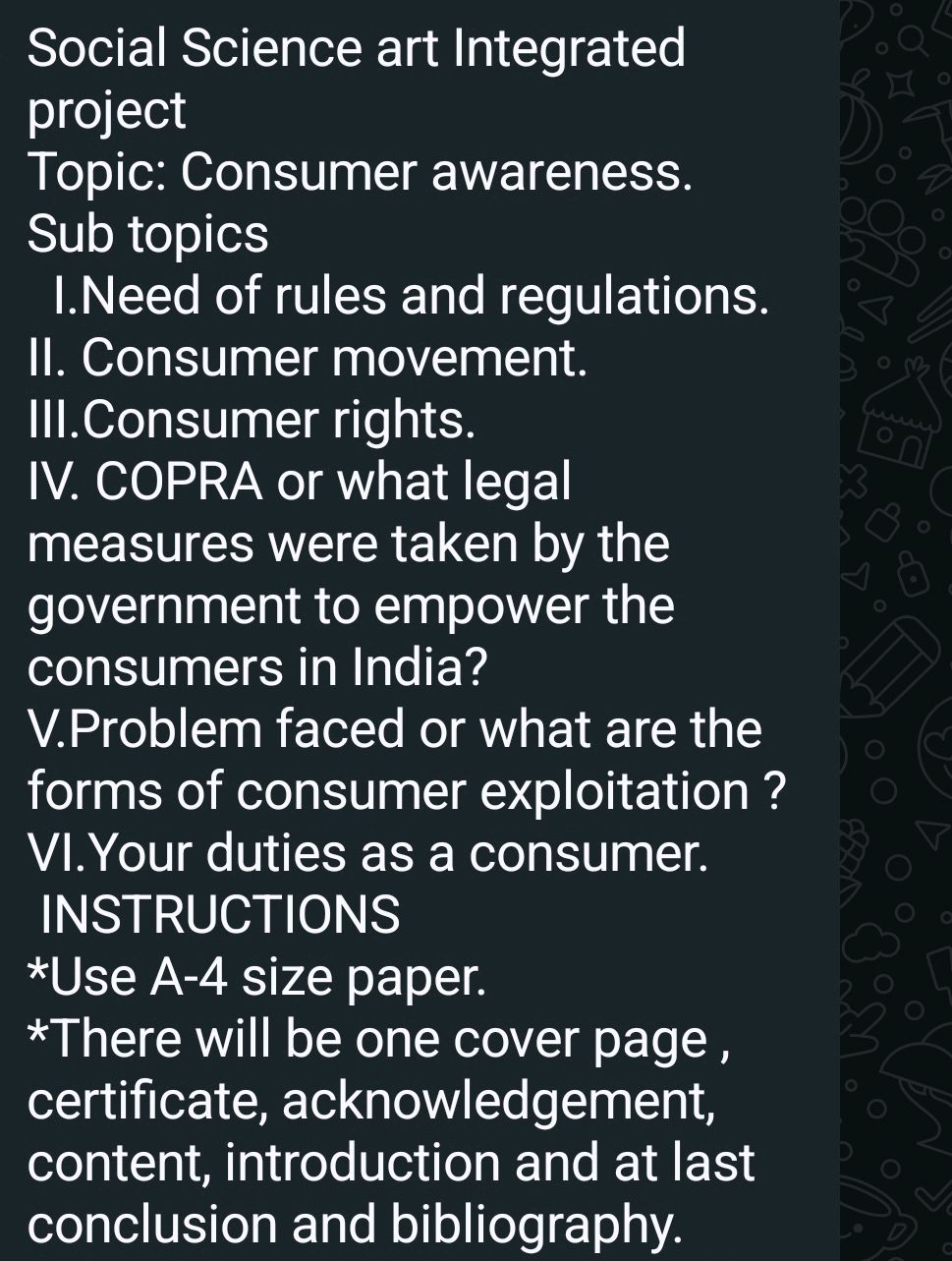Social Science art Integrated project Topic: