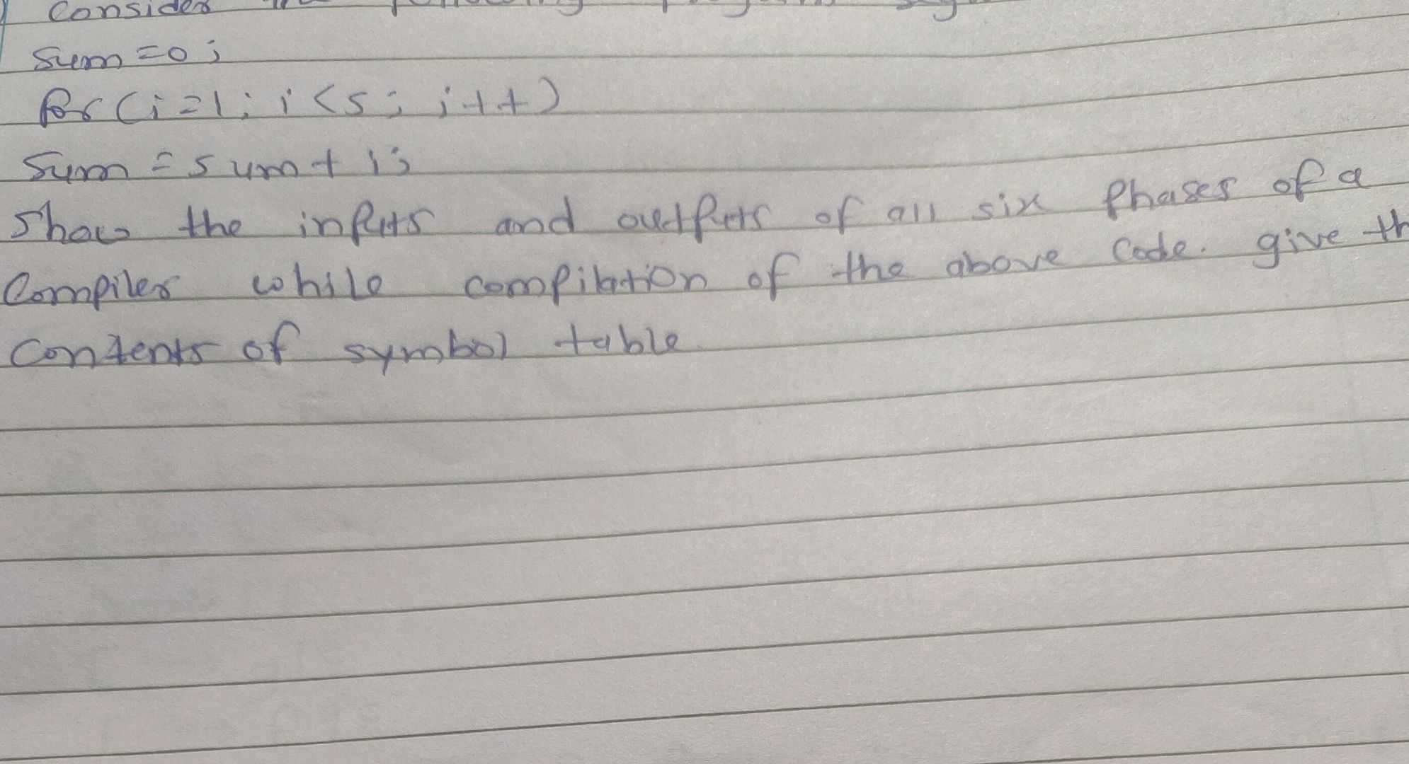 Consider the following program segment: ``` | StudyX