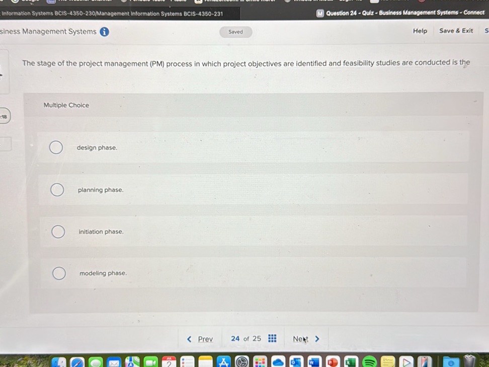 The stage of the project management (PM) | StudyX