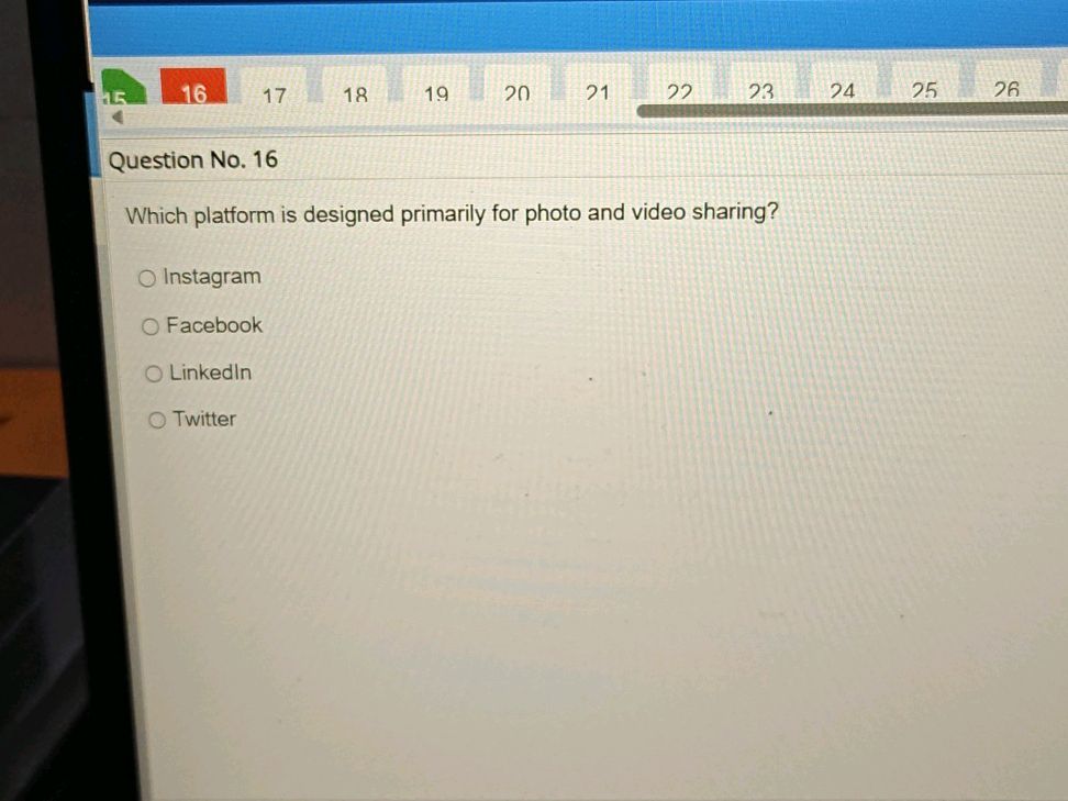 Question No. 16 Which platform is designed | StudyX
