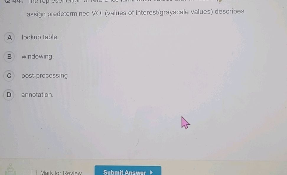 Q 44. The representation of reference | StudyX