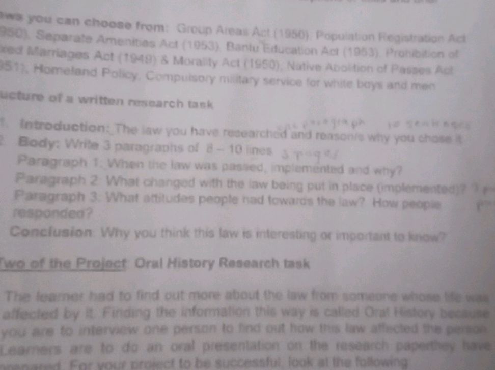 ows you can choose from: Group Areas Act | StudyX