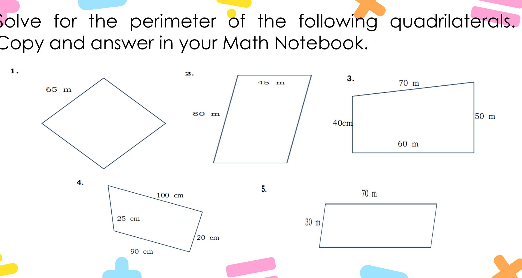 Solve for the perimeter of the following | StudyX
