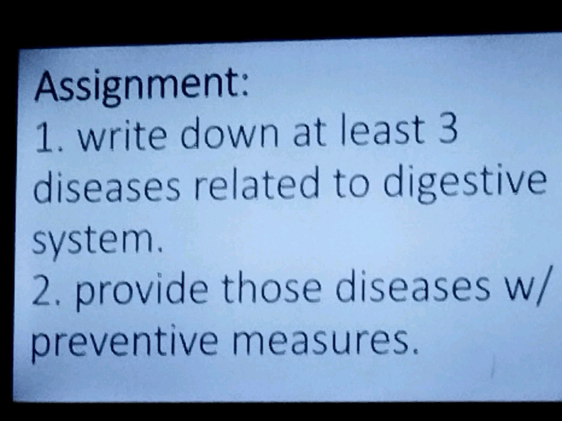 Assignment: 1. write down at least 3 | StudyX