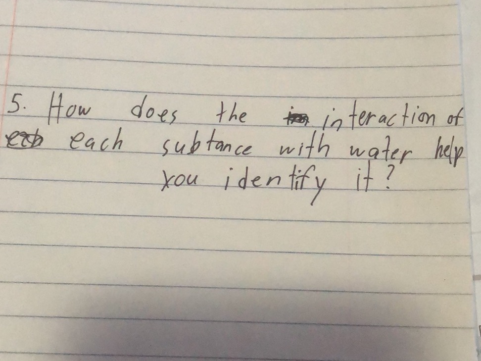 5. How does the interaction of each | StudyX