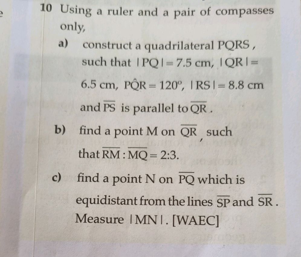 10 Using a ruler and a pair of compasses | StudyX