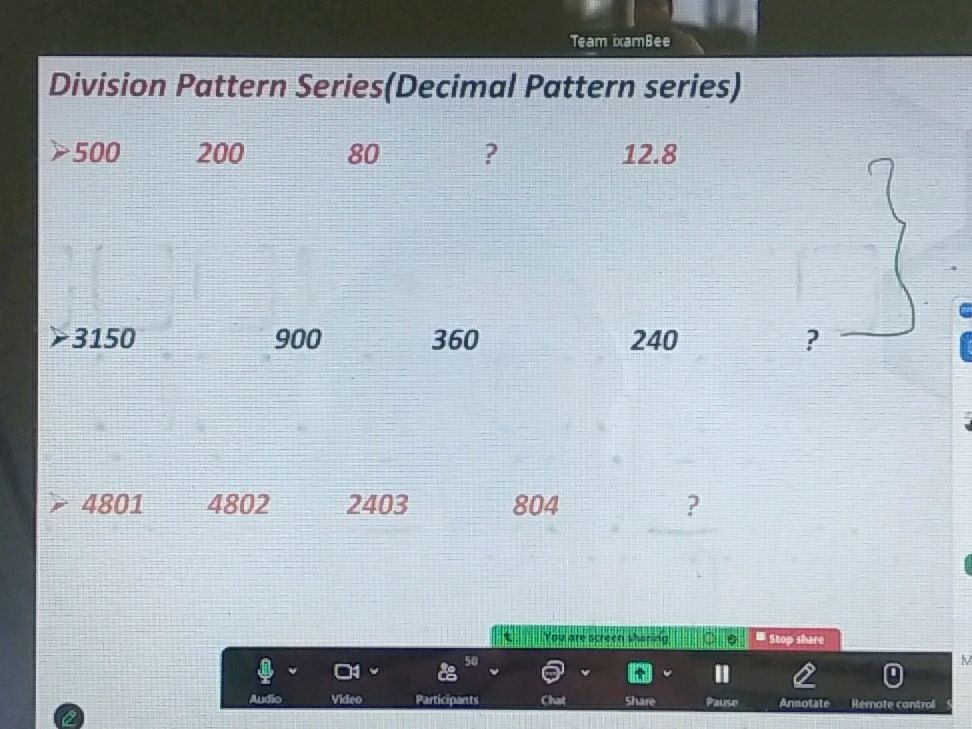 Division Pattern Series(Decimal Pattern | StudyX