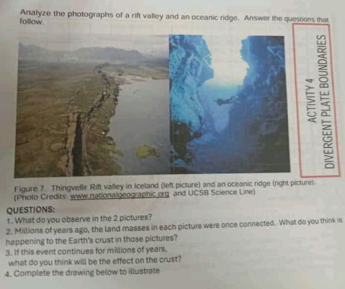 1. What do you observe in the 2 pictures? | StudyX