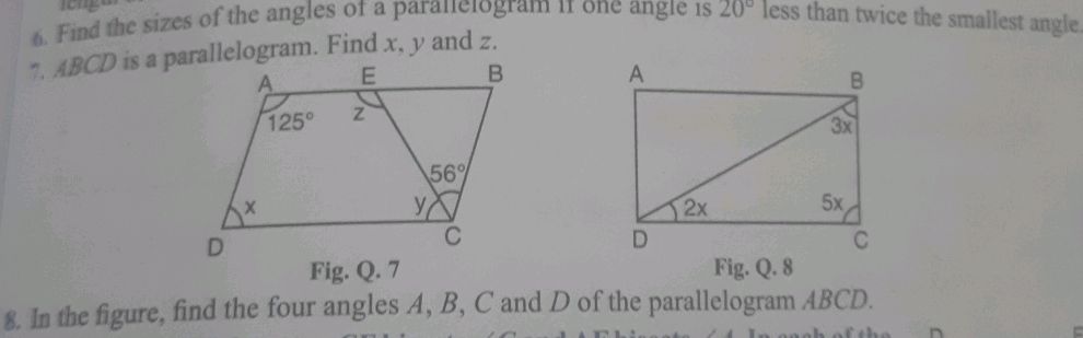 6. Find the sizes of the angles of a | StudyX